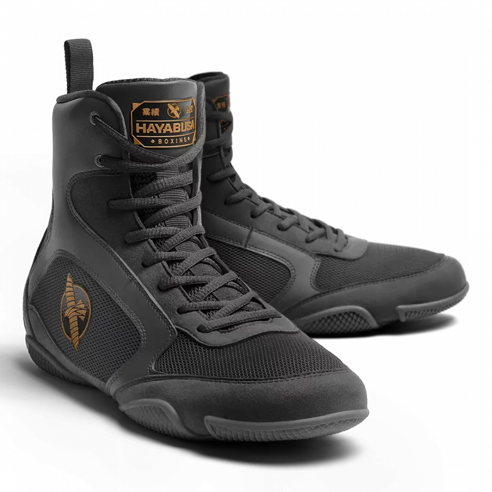 Hayabusa Pro Boxing Shoes - black :: Senteso.com